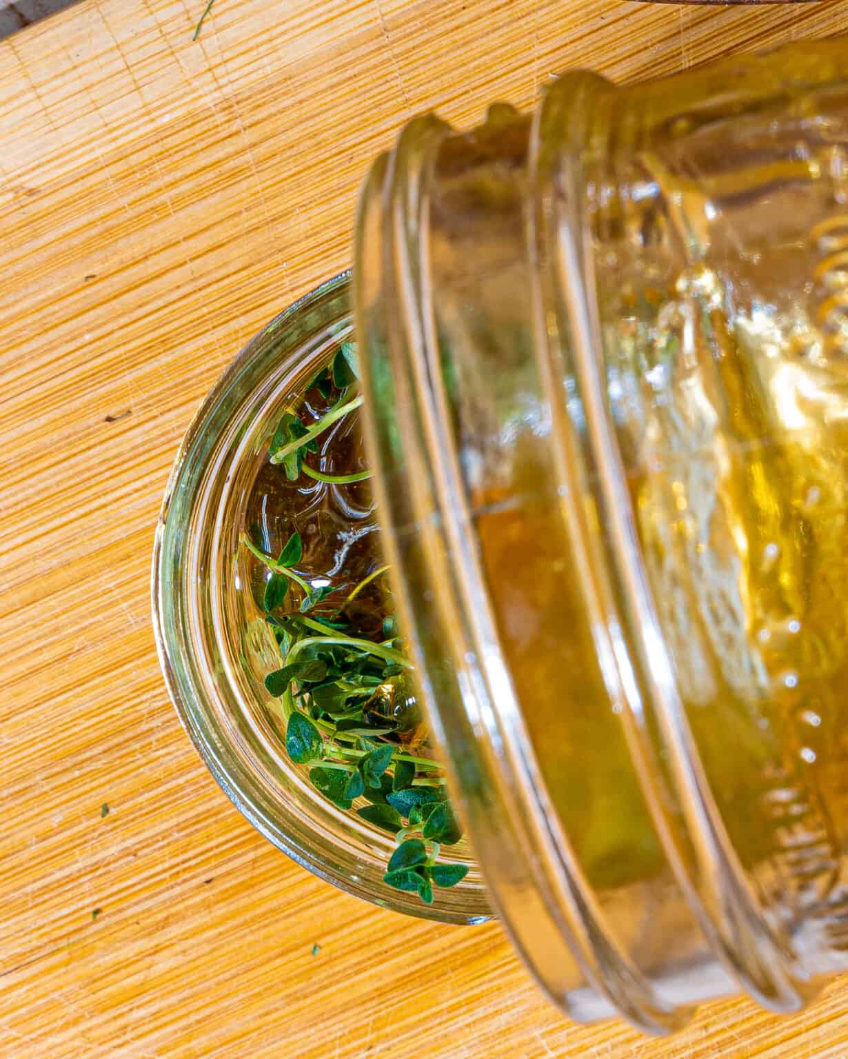 Thyme Infused Herbal Honey » Slow Living Kitchen