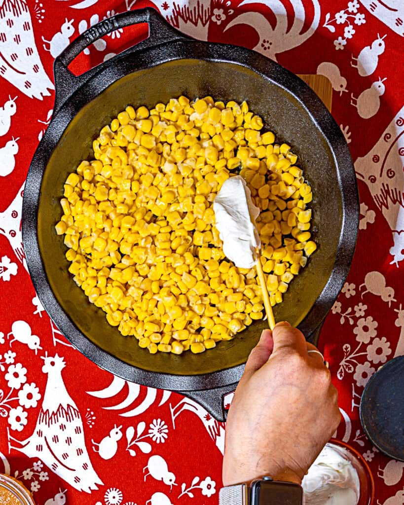 Roasted Honey Butter Skillet Corn » Slow Living Kitchen