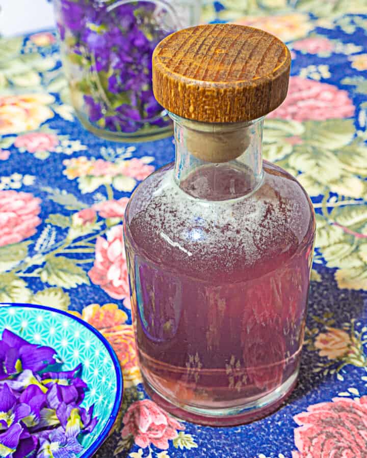 Purple Wild Violet Syrup » Slow Living Kitchen