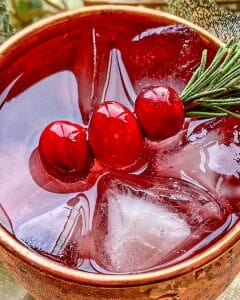 The Yule Mule - Honey Cranberry Moscow Mule » Slow Living Kitchen